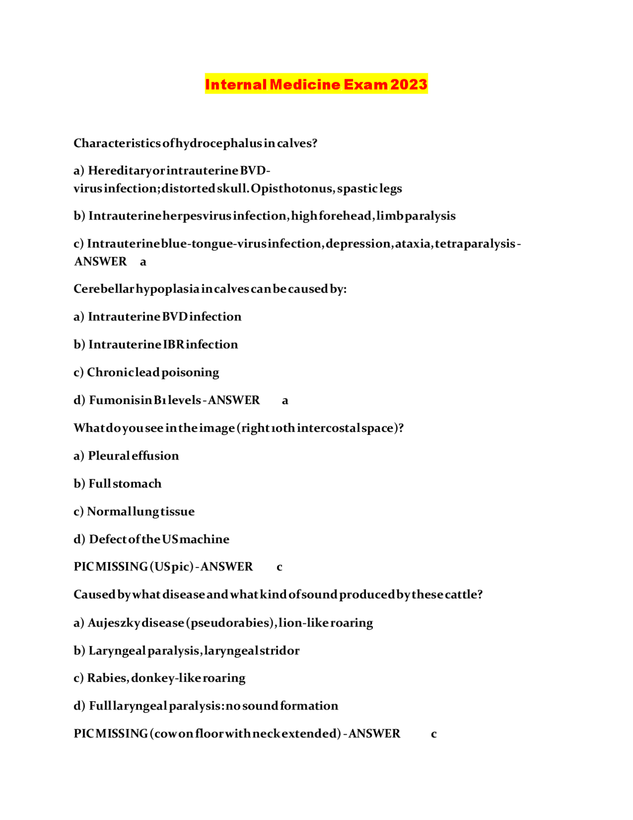 AMBOSS INTERNAL MEDICINE EXAM TESTBANK LATEST COMPLETE 700 REAL ...