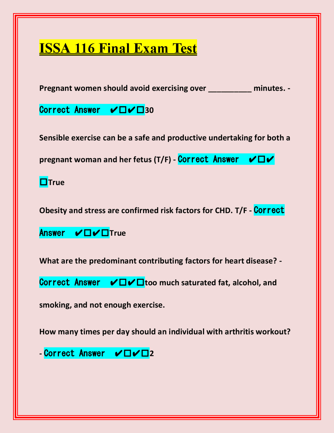 ISSA 116 Final Exam Test Questions With Correct Complete Expert Answers ...