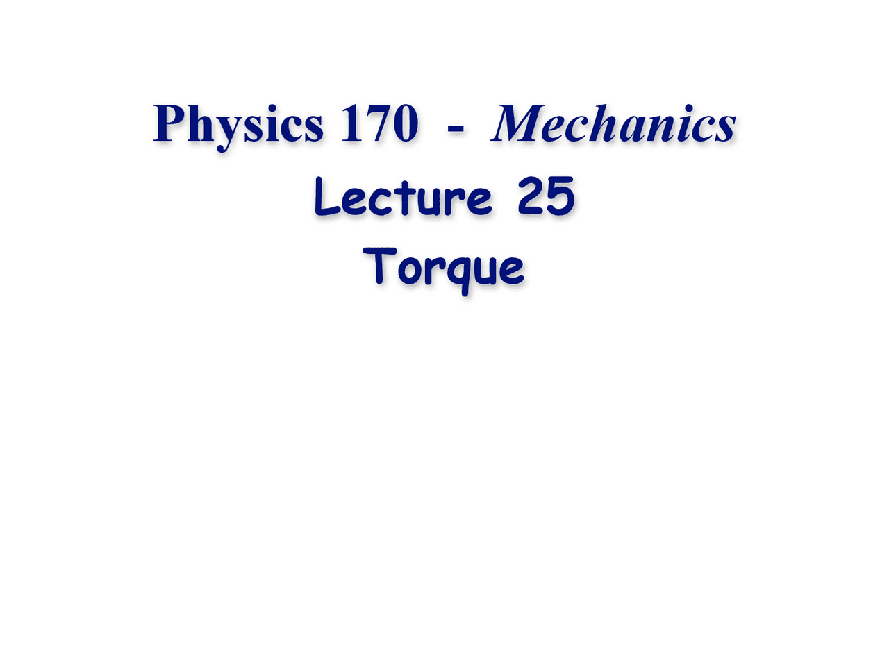 Torque excercises to use | Exercises Mechanics | Docsity