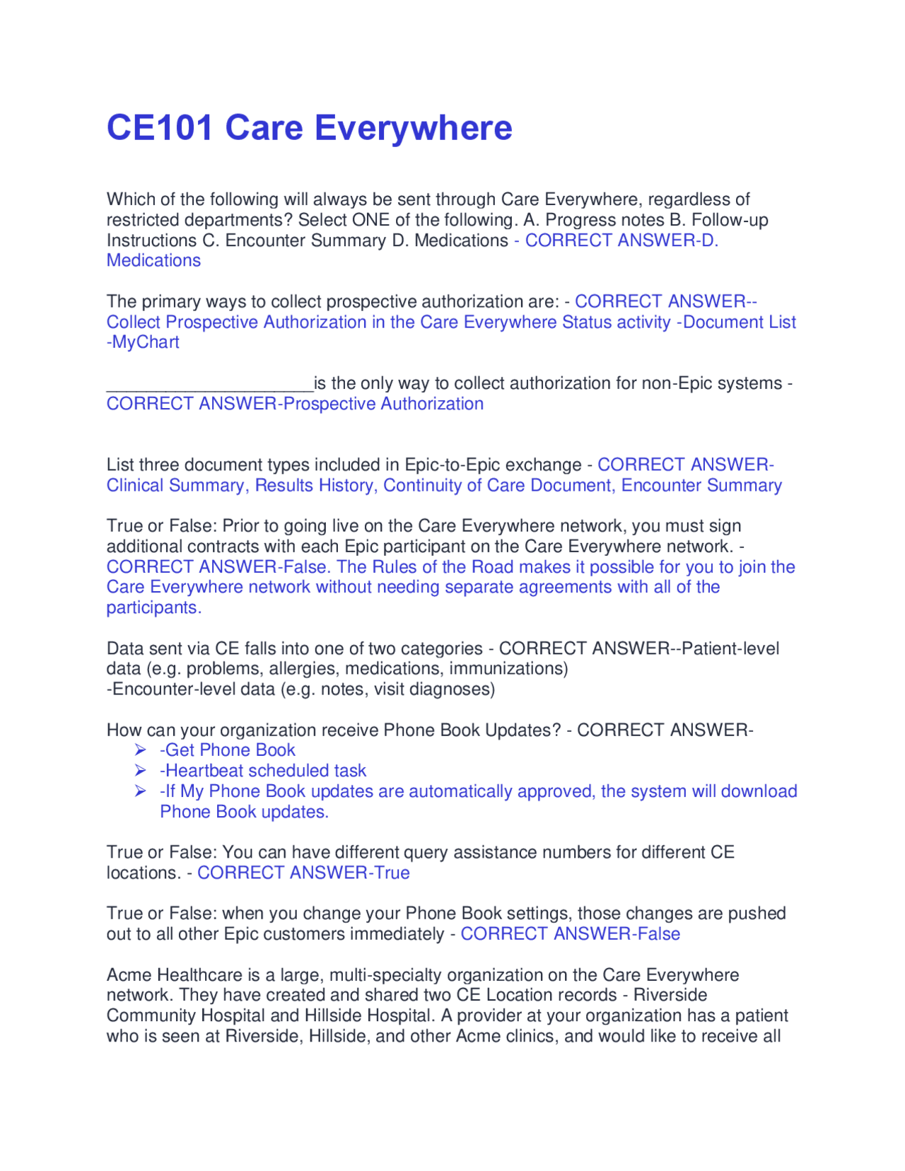 Care Everywhere: Epic's Guide to Healthcare Data Exchange | Exams ...