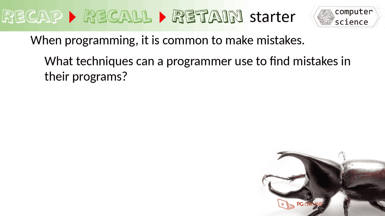 Ppt Yr10 63 Algorithms Interpret Correct Complete Algorithms Lecture Notes Computer Science