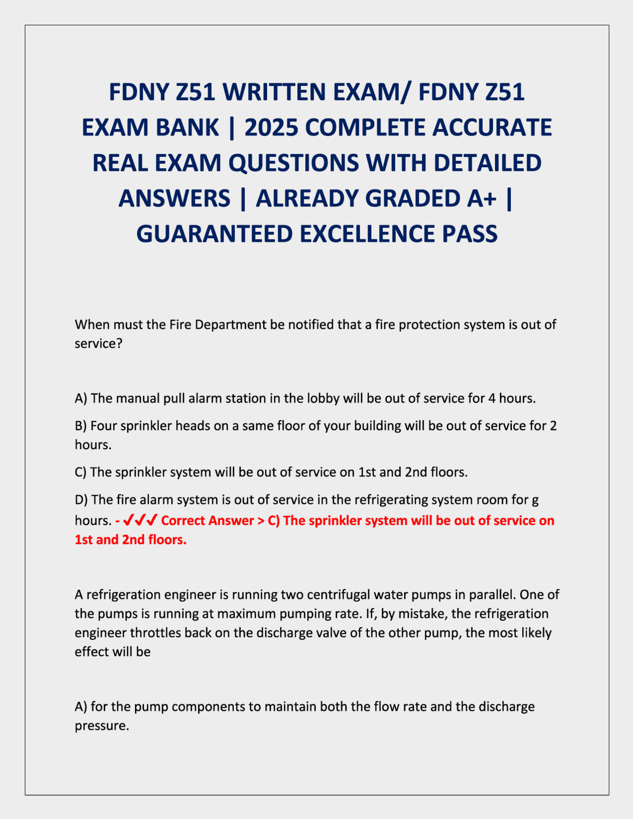 FDNY Z51 RMO CORE EXAM 2025/2026 QUESTIONS WITH SOLUTIONS GRADED A+ ...