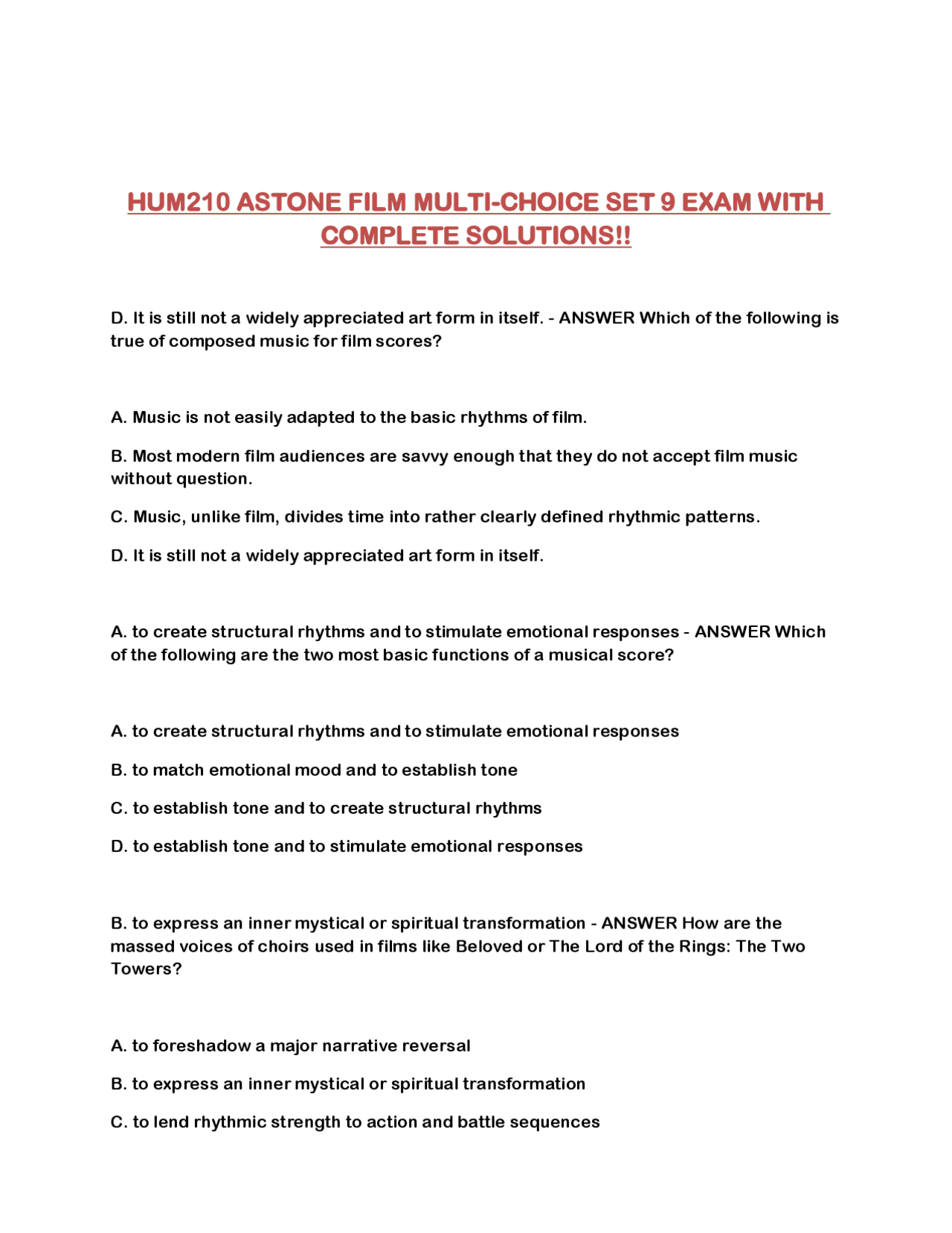 Analyzing Film Scores: A Multiple-Choice Quiz on Film Music Techniques ...