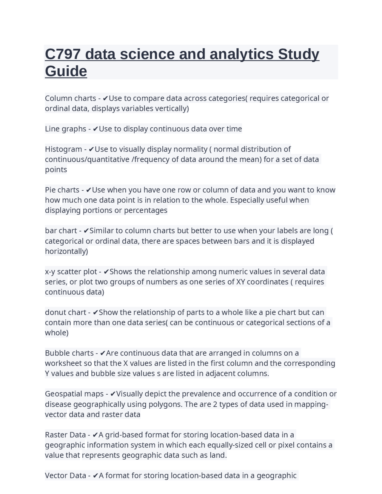 Data Visualization and Statistical Concepts: A Quick Reference Guide ...