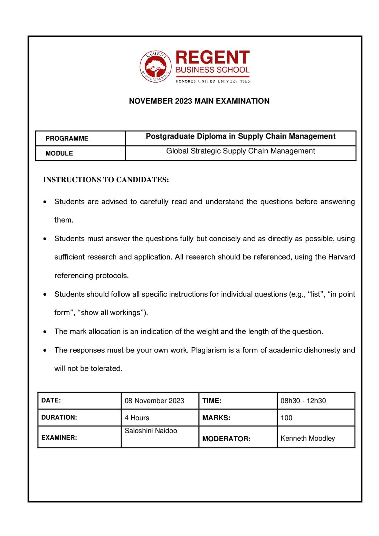 Global Strategic Supply Chain Management | Cheat Sheet Strategic ...