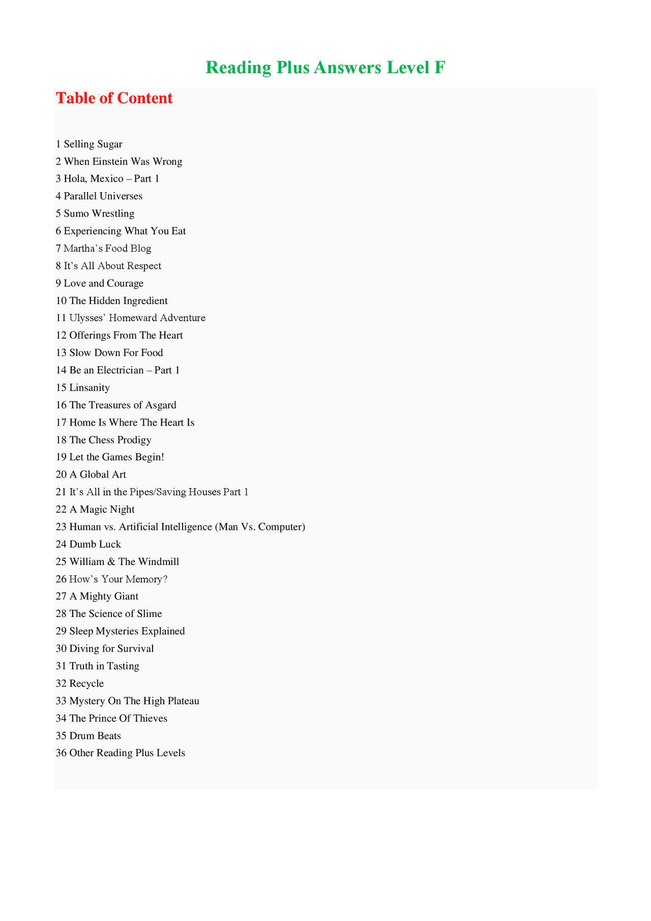 Reading Plus Level F Answers – 100% Accurate & Verified | Exams English ...