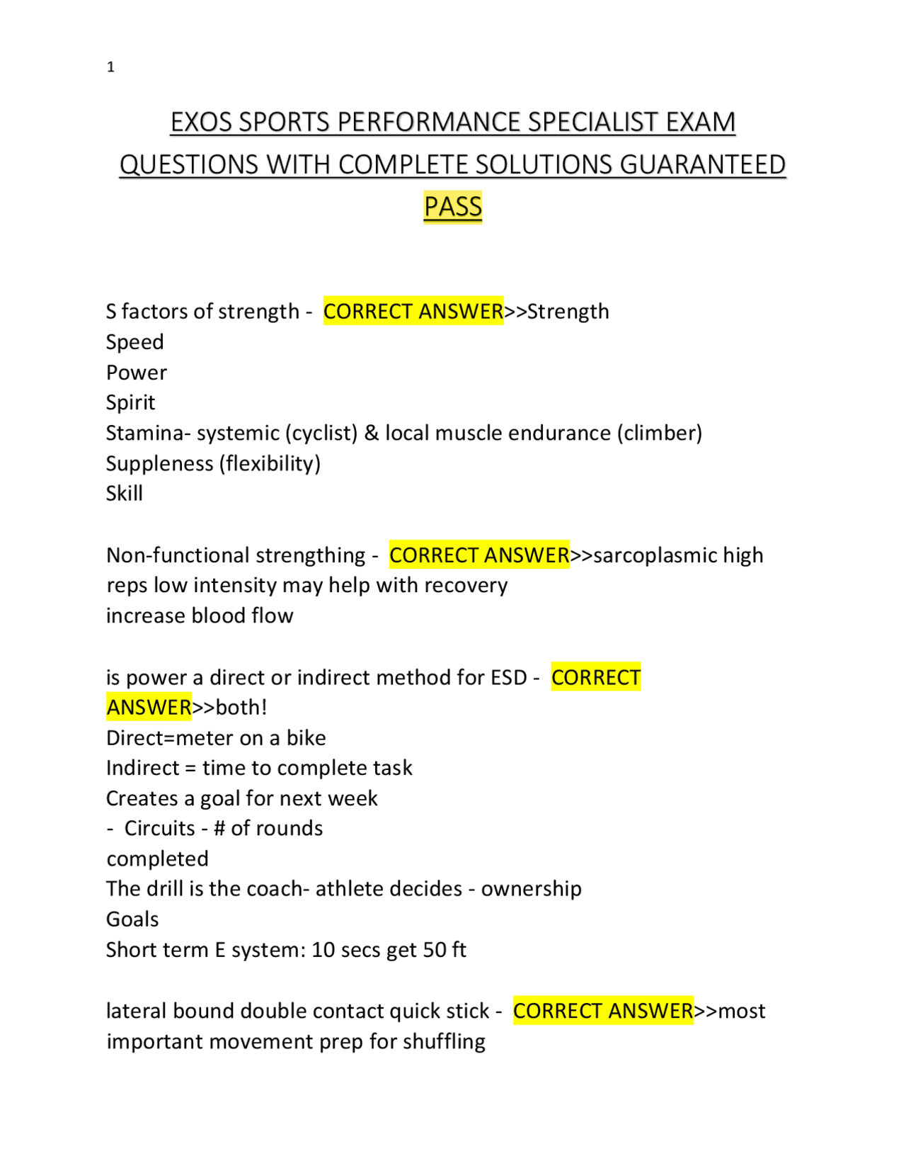 EXOS_SPORTS_PERFORMANCE_SPECIALIST_EXAM_QUESTIONS_WITH_COMPLETE.pdf ...