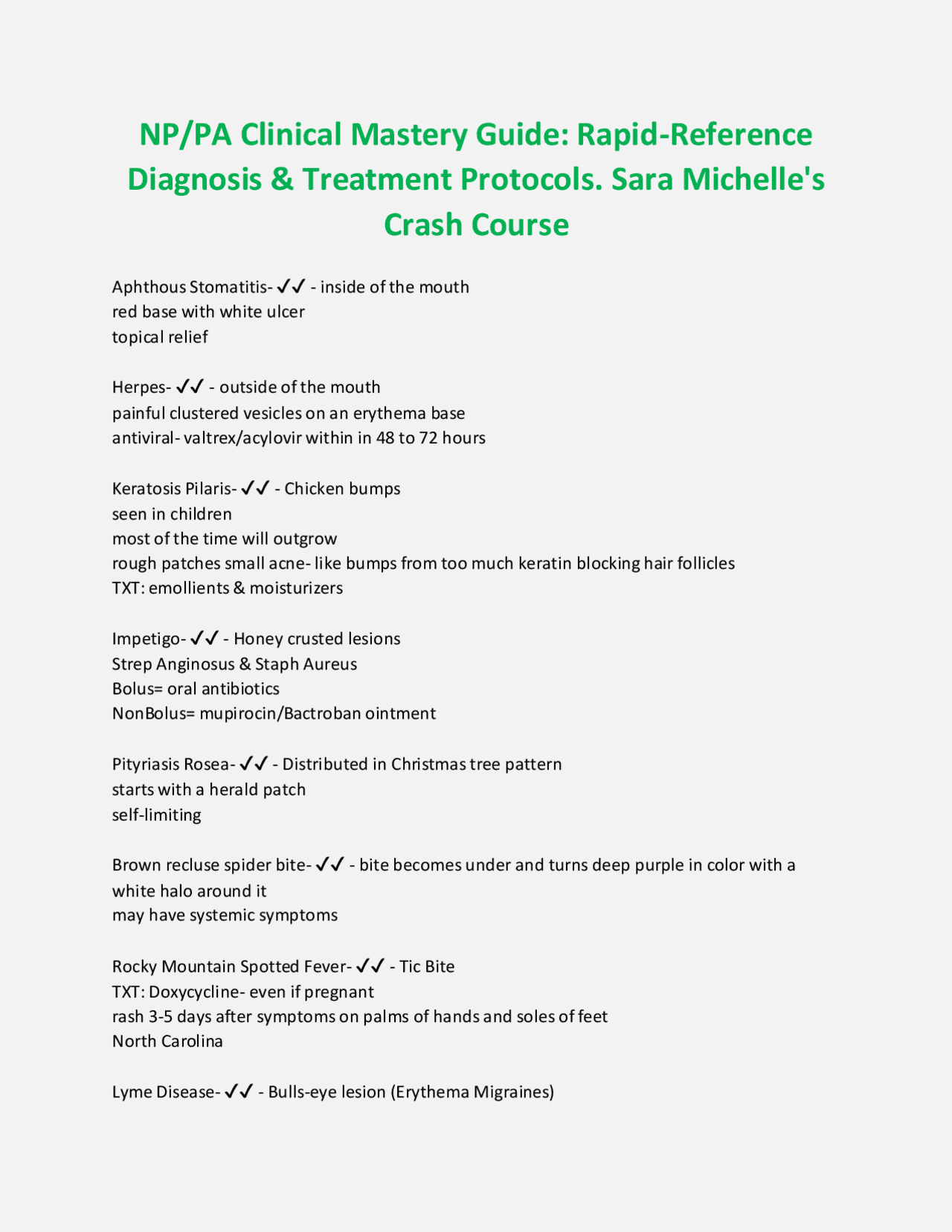 NP/PA Clinical Mastery Guide: Rapid-Reference Diagnosis & Treatment ...