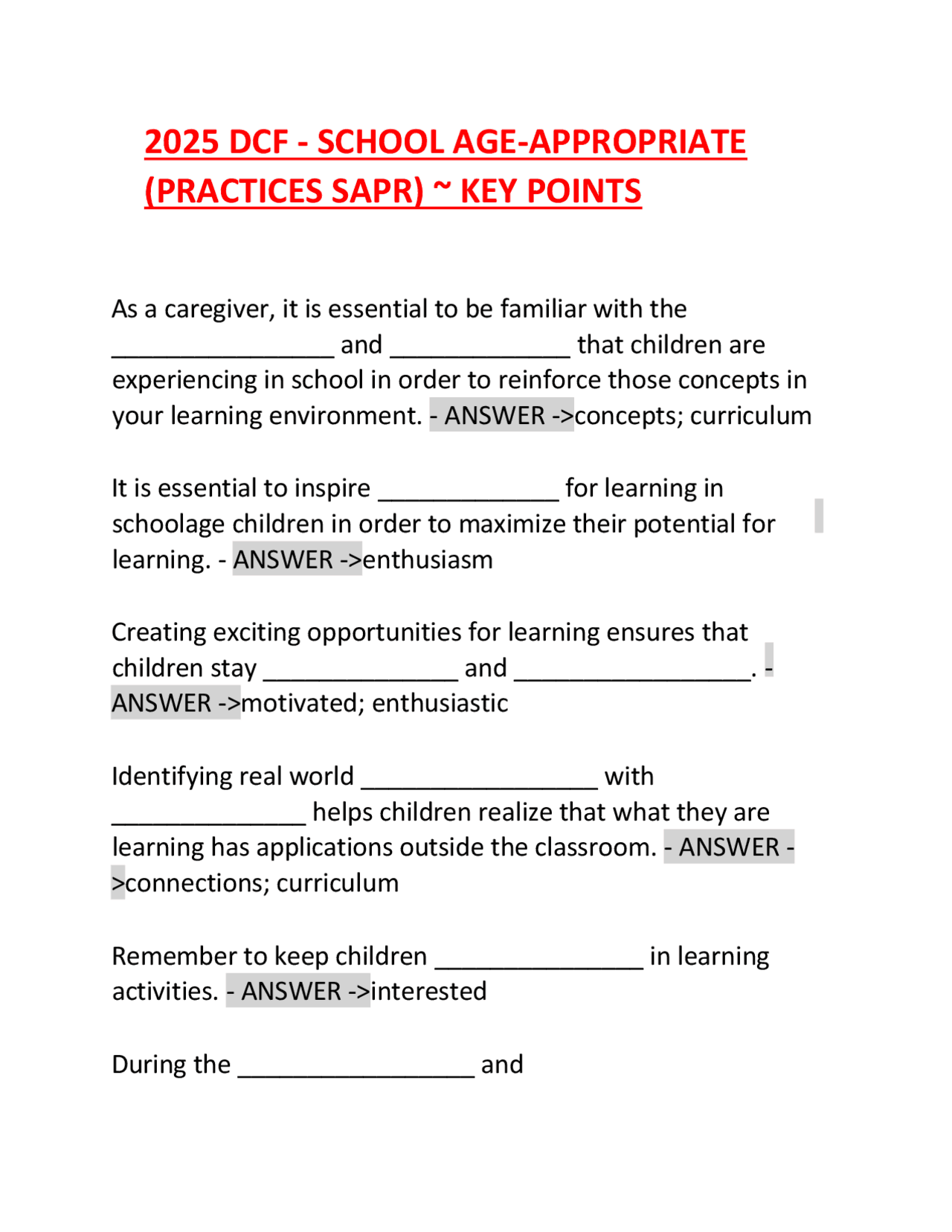 2025 DCF - SCHOOL AGE-APPROPRIATE (PRACTICES SAPR) ~ KEY POINTS ...