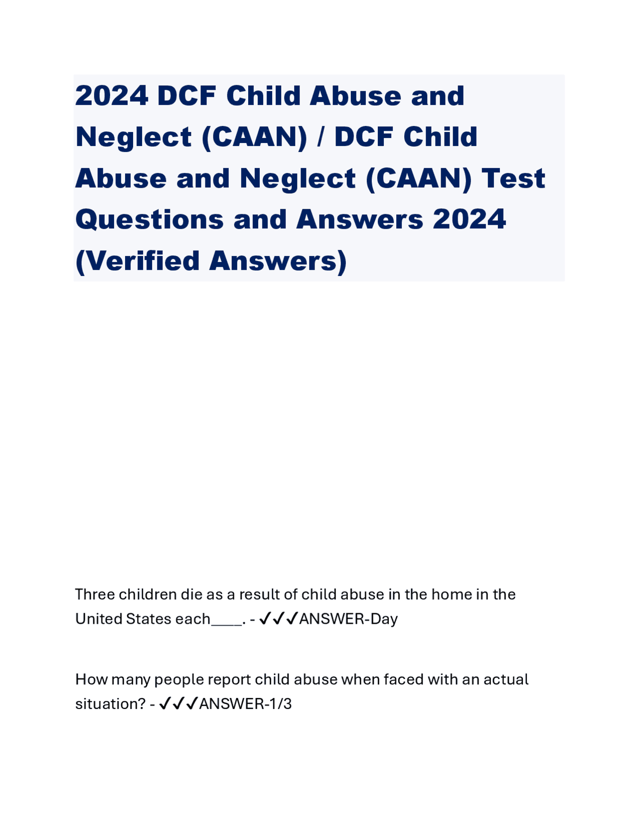 2024 DCF Child Abuse and Neglect (CAAN) / DCF Child Abuse and Neglect ...