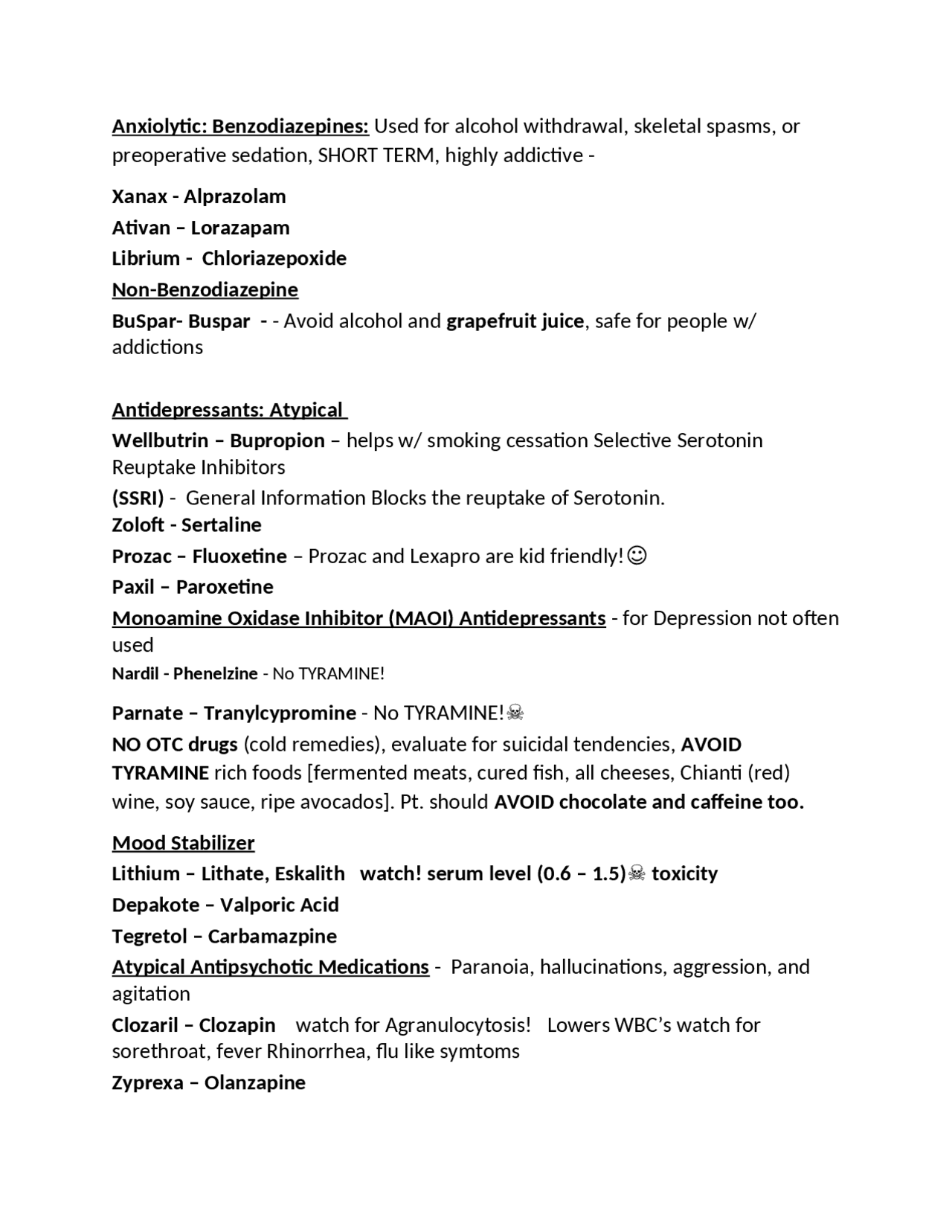 Mental Health study Guide Final | Study Guides, Projects, Research ...