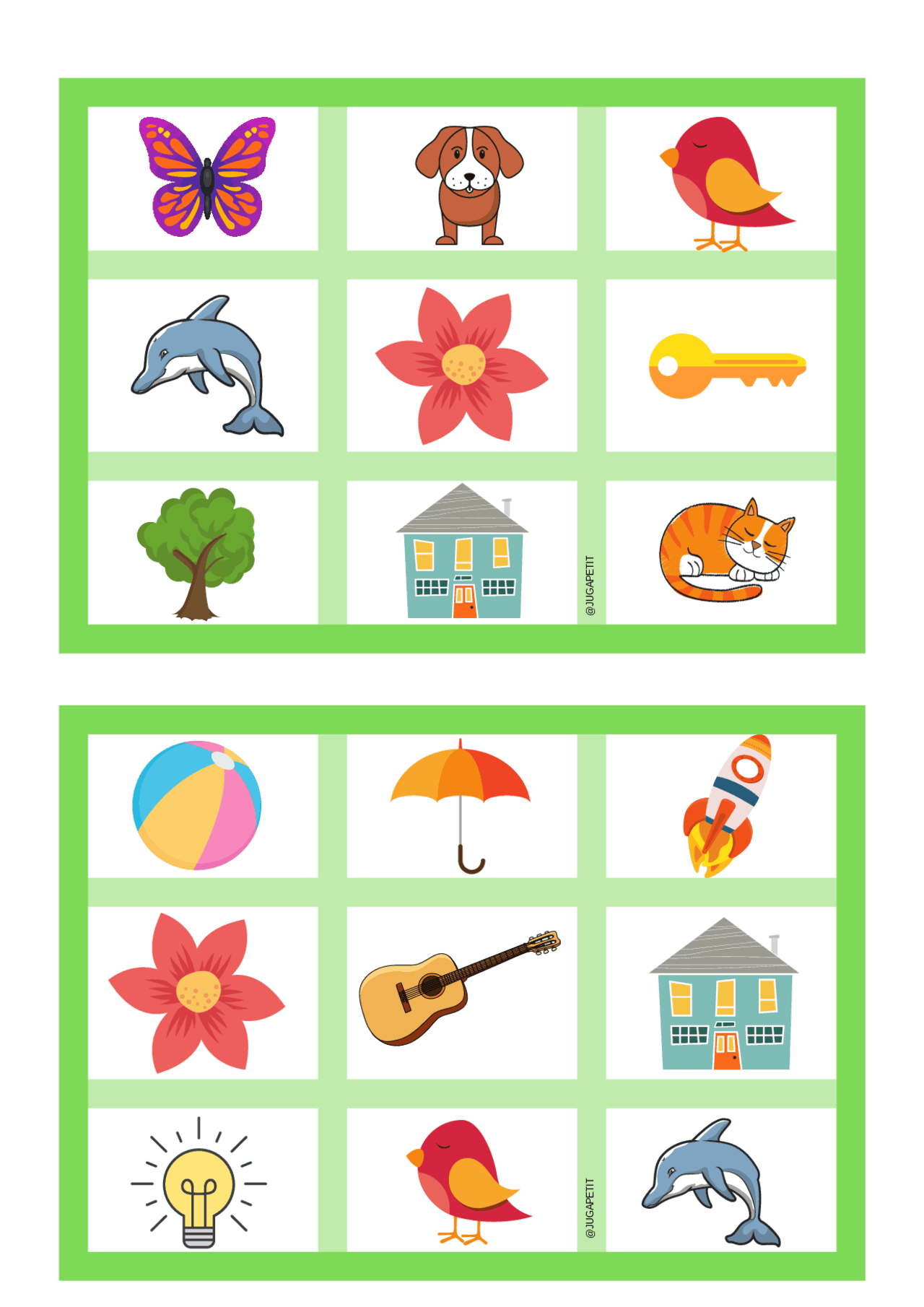 JUEGO DE BINGO MATES | Cheat Sheet Mathematics | Docsity