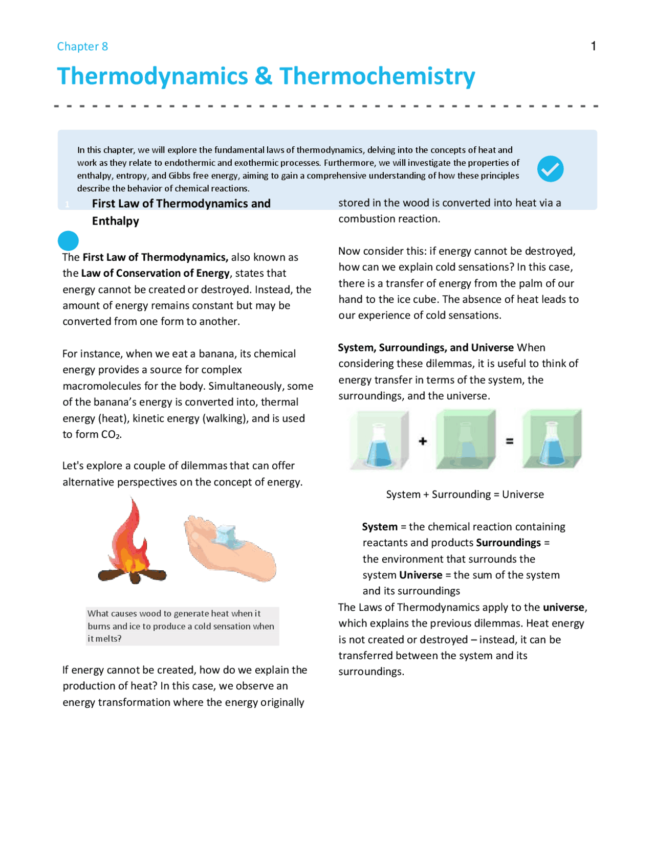 DATBooster Chemistry Ch 8 Thermodynamics & Thermochemistry Notes ...