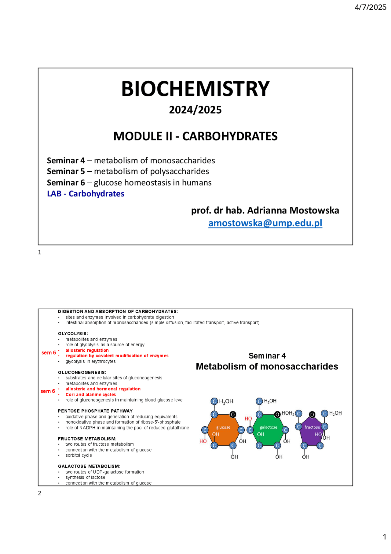 Biochem enzymology, metabolic pathways | Schematy Chemia | Docsity