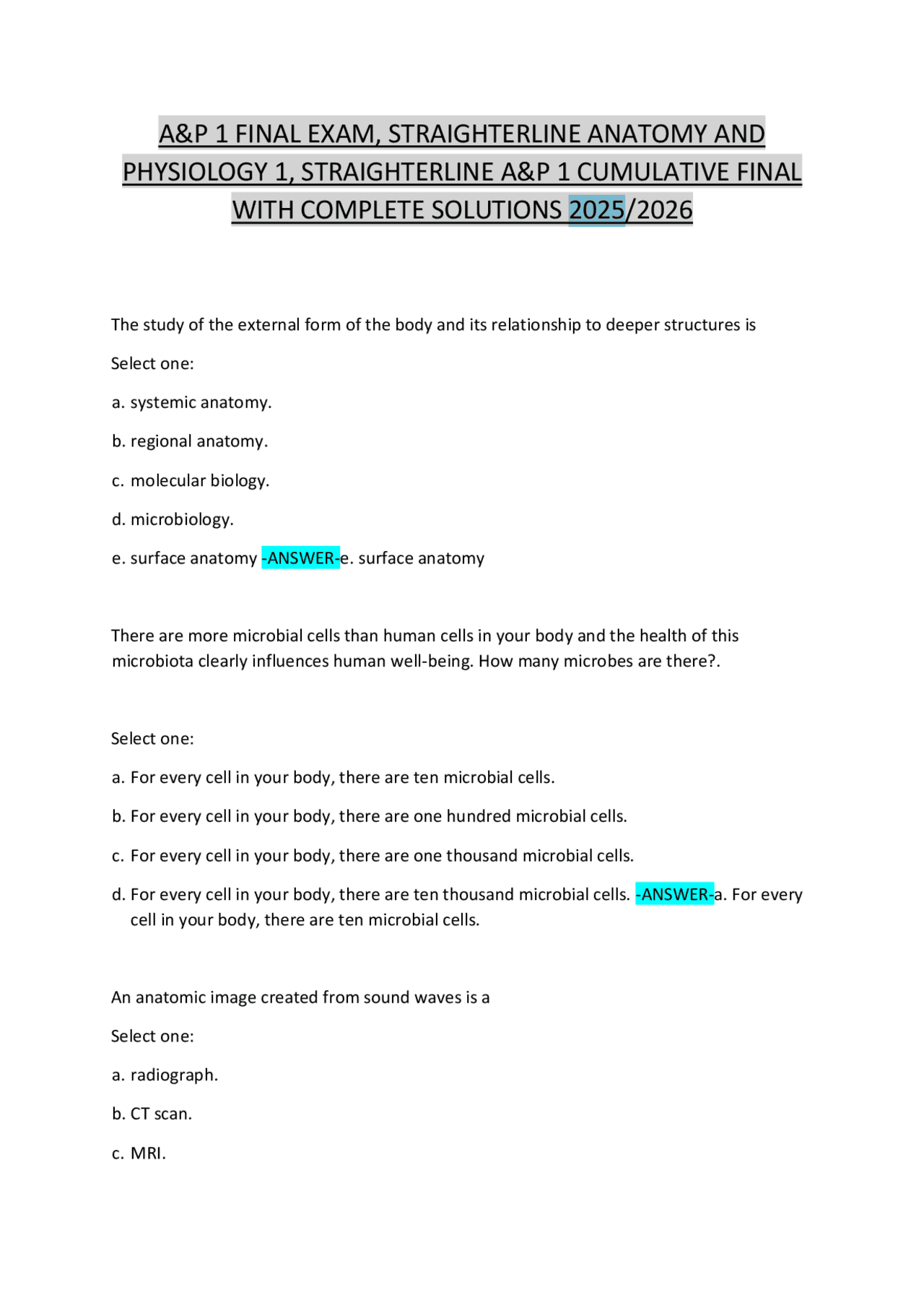 A&P_1_FINAL_EXAM,_STRAIGHTERLINE_ANATOMY_AND_PHYSIOLOGY_1,_STRAIG ...