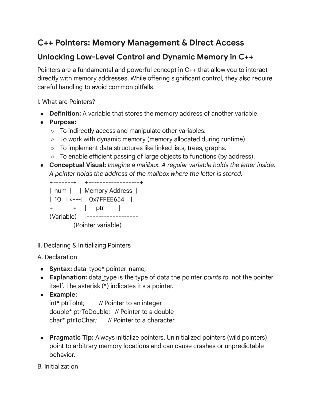 C++ POINTERS DEMYSTIFIED! Conquer Memory Management & Avoid Crashing ...