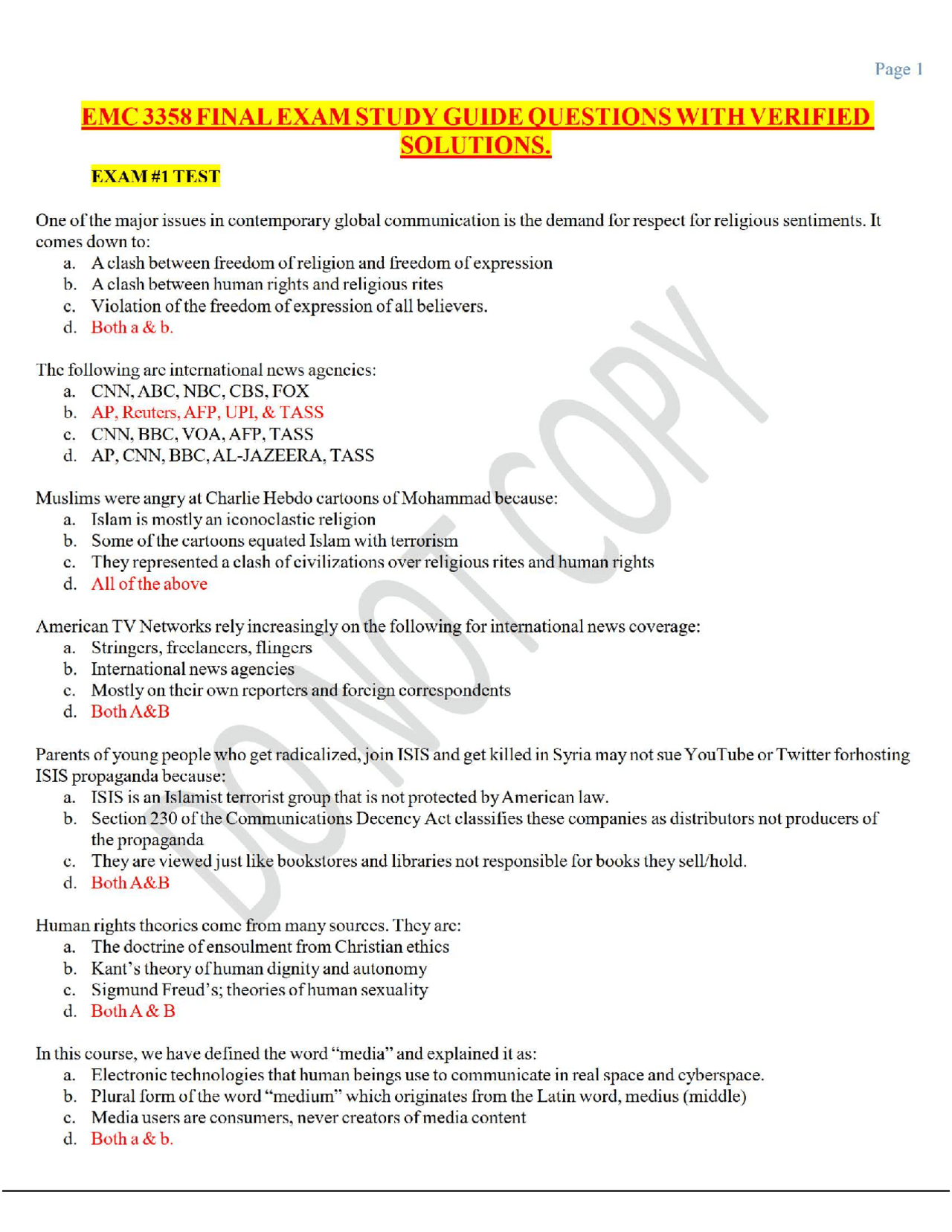 EMC 3358 FINAL EXAM STUDY GUIDE QUESTIONS WITH VERIFIED SOLUTIONS ...