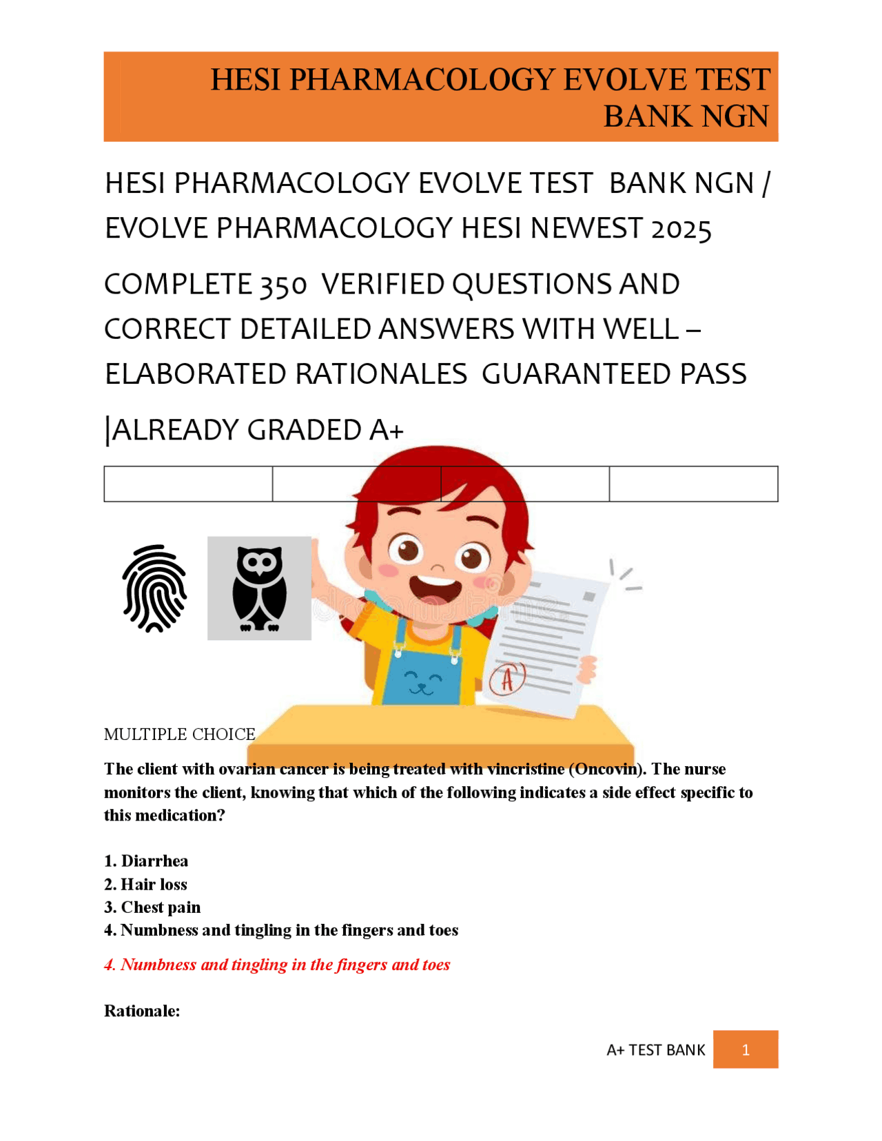 HESI PHARMACOLOGY EVOLVE TEST BANK NGN / EVOLVE PHARMACOLOGY HESI ...