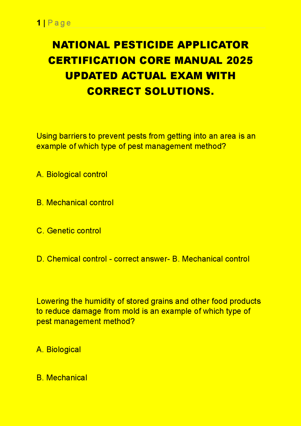 National Pesticide Applicator Certification Core Manual – 2025 – Full ...