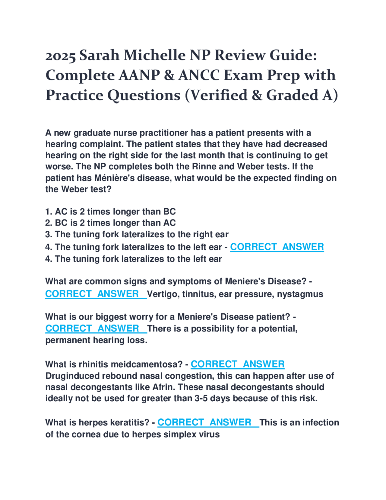 2025 Sarah Michelle NP Review Guide – Complete AANP & ANCC Exam Prep ...