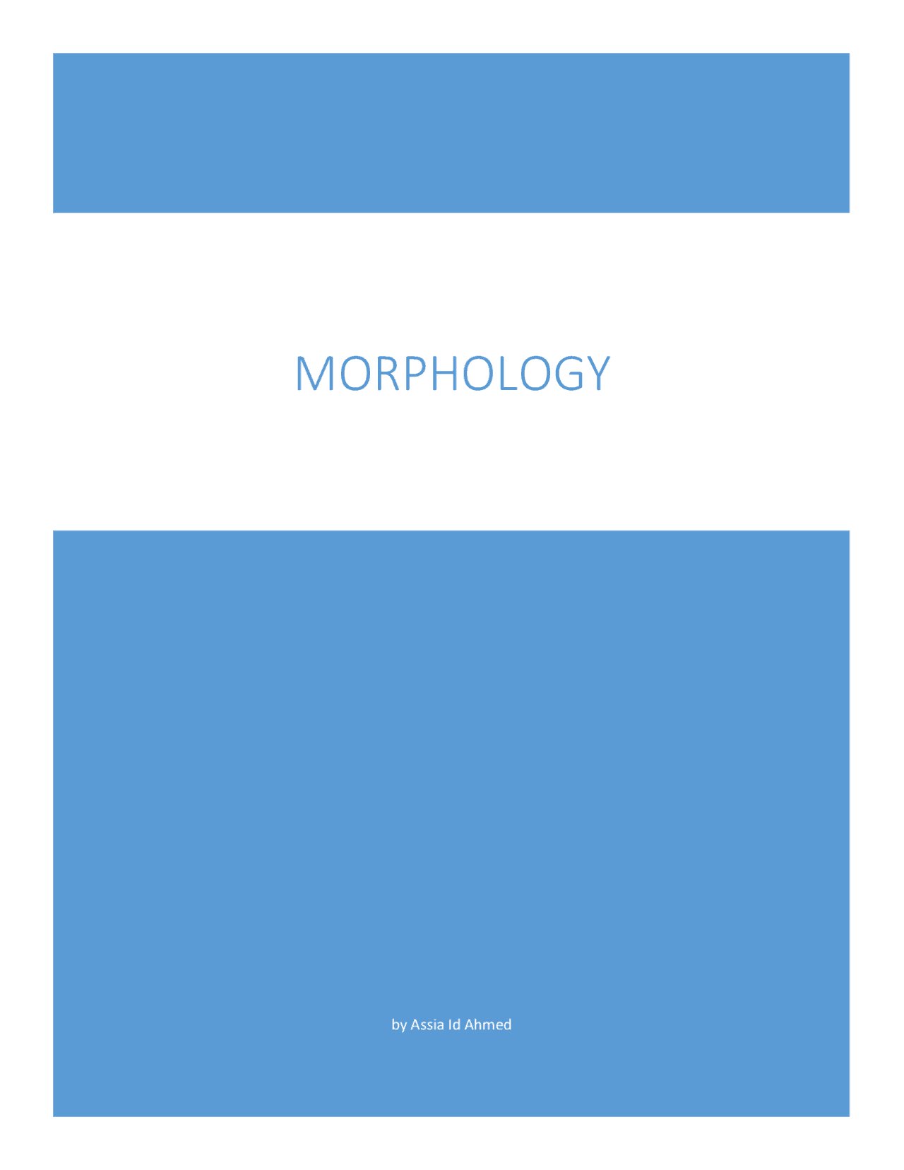 Morphology: Word Formation and Structure | Summaries English Language | Docsity