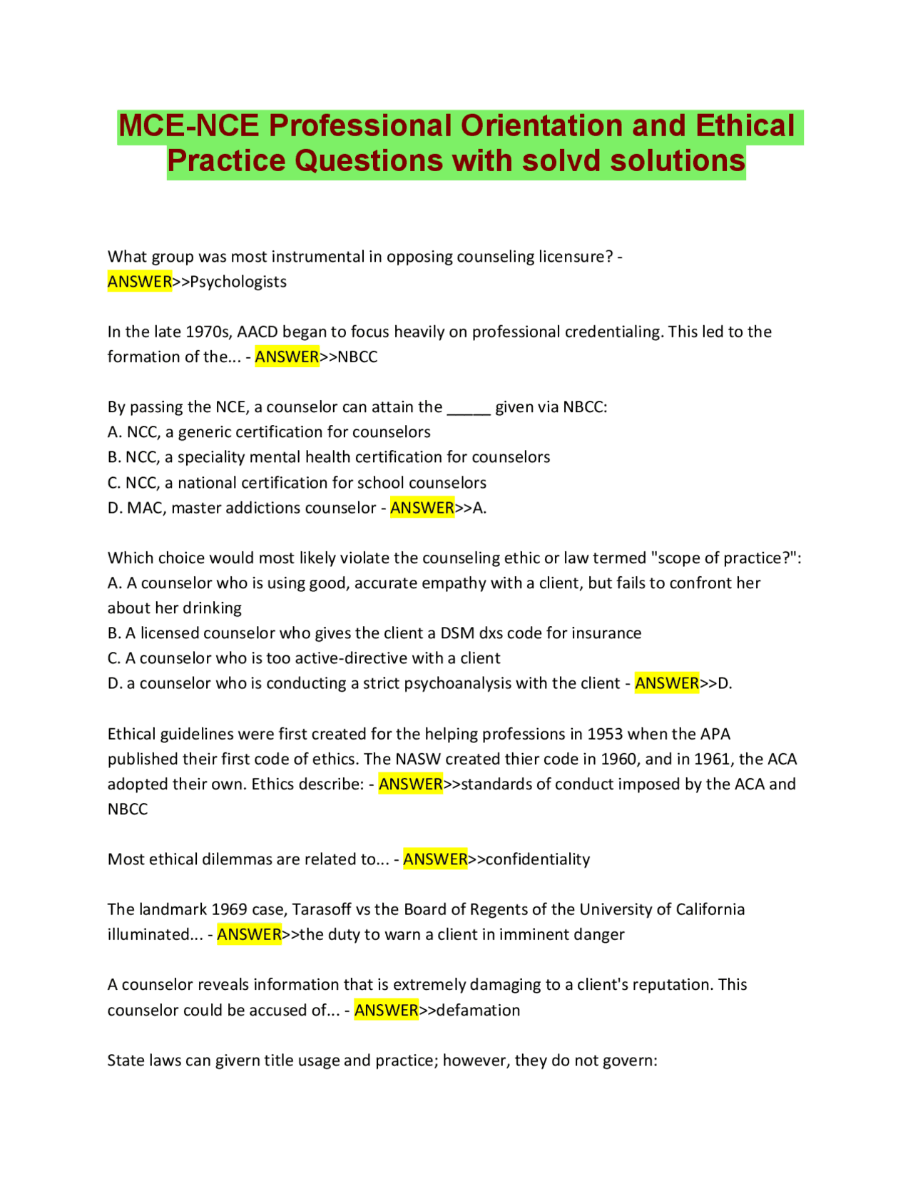 MCE.pdf EXAM QUESTIONS WITH COMPLETE SOLUTIONS GUARANTEED PASS BRAND ...