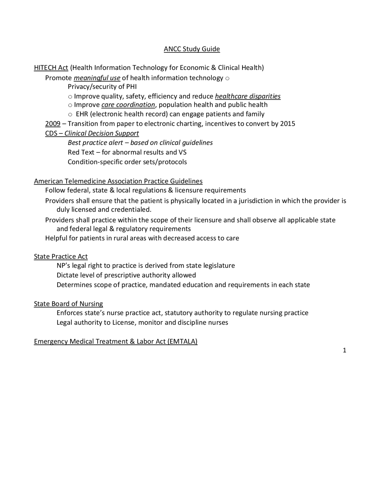 FNP ANCC Study Guide Latest Update-min.pdf | Exams Nursing | Docsity