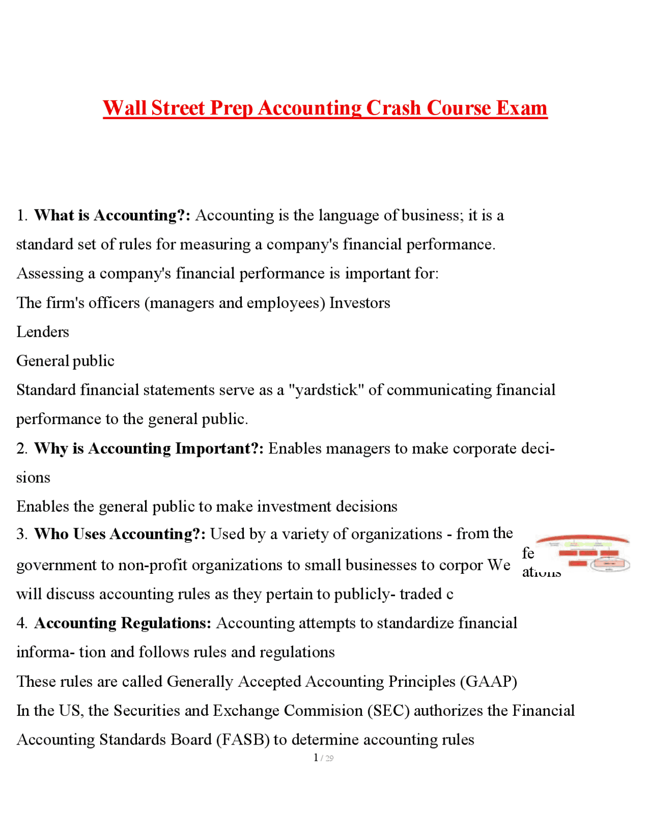 Accounting Crash Course: GAAP and Financial Reporting | Exams Finance ...
