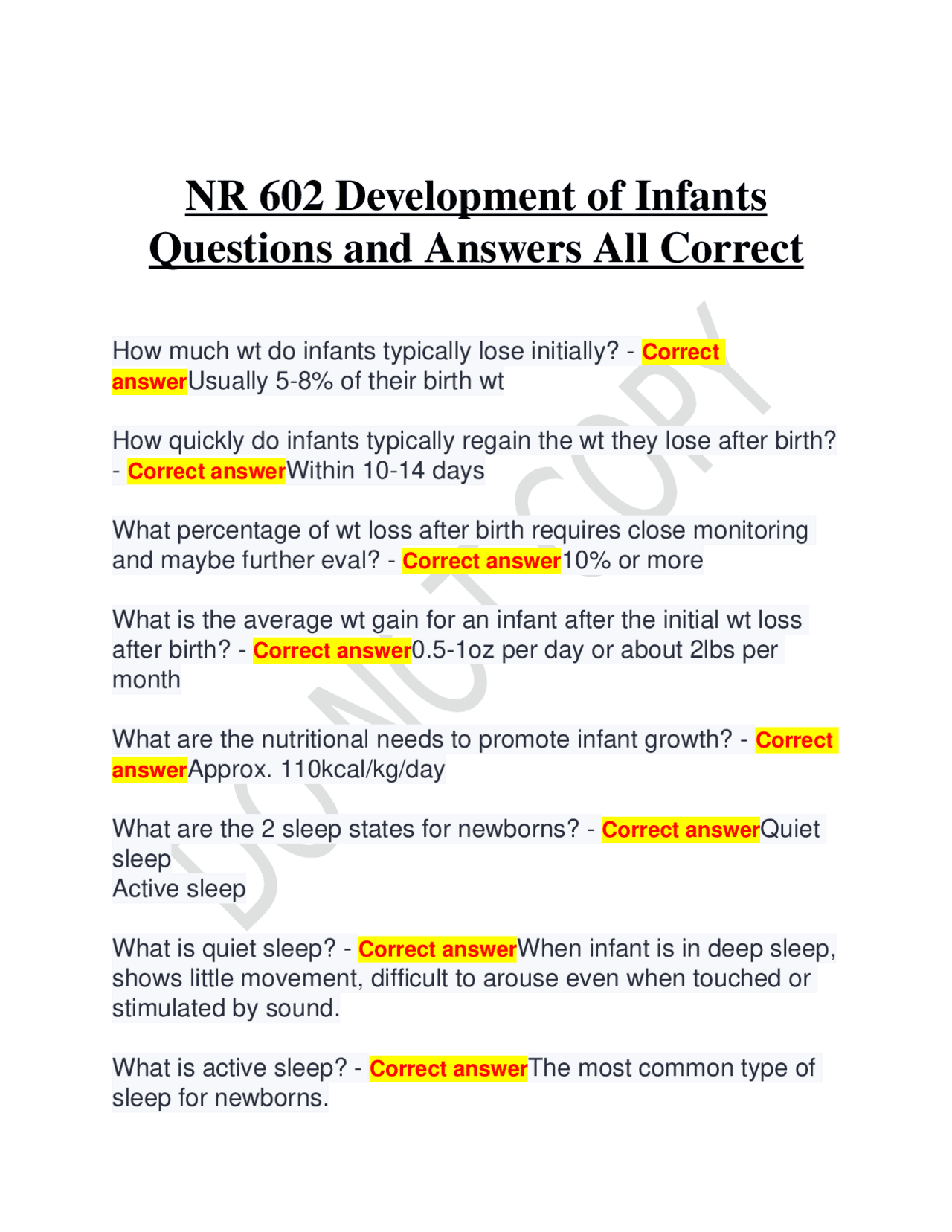 Infant Development Q&A: Key Milestones and Growth Patterns | Exams ...