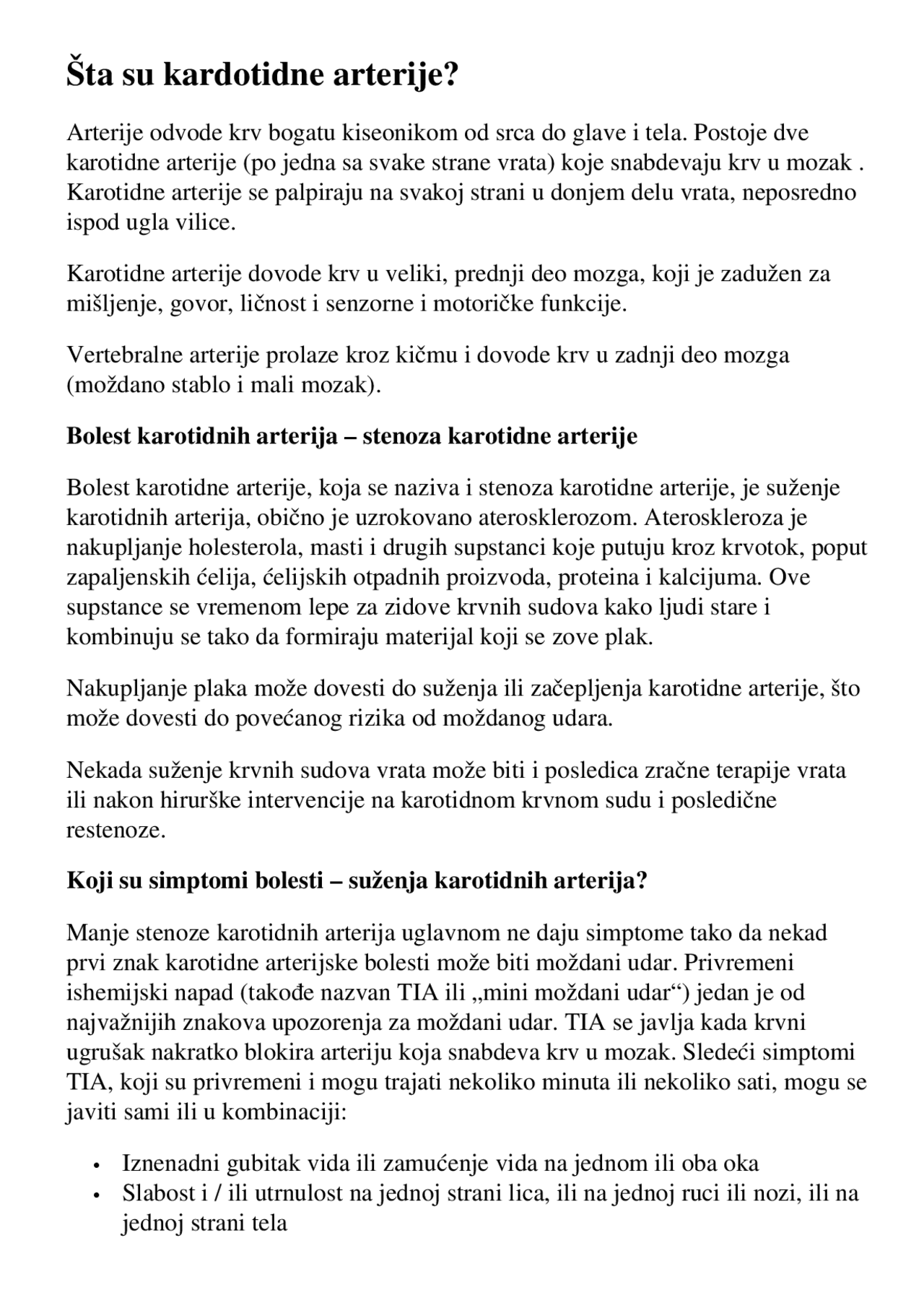 karotide objašnjenje | Cheat Sheet Latin | Docsity