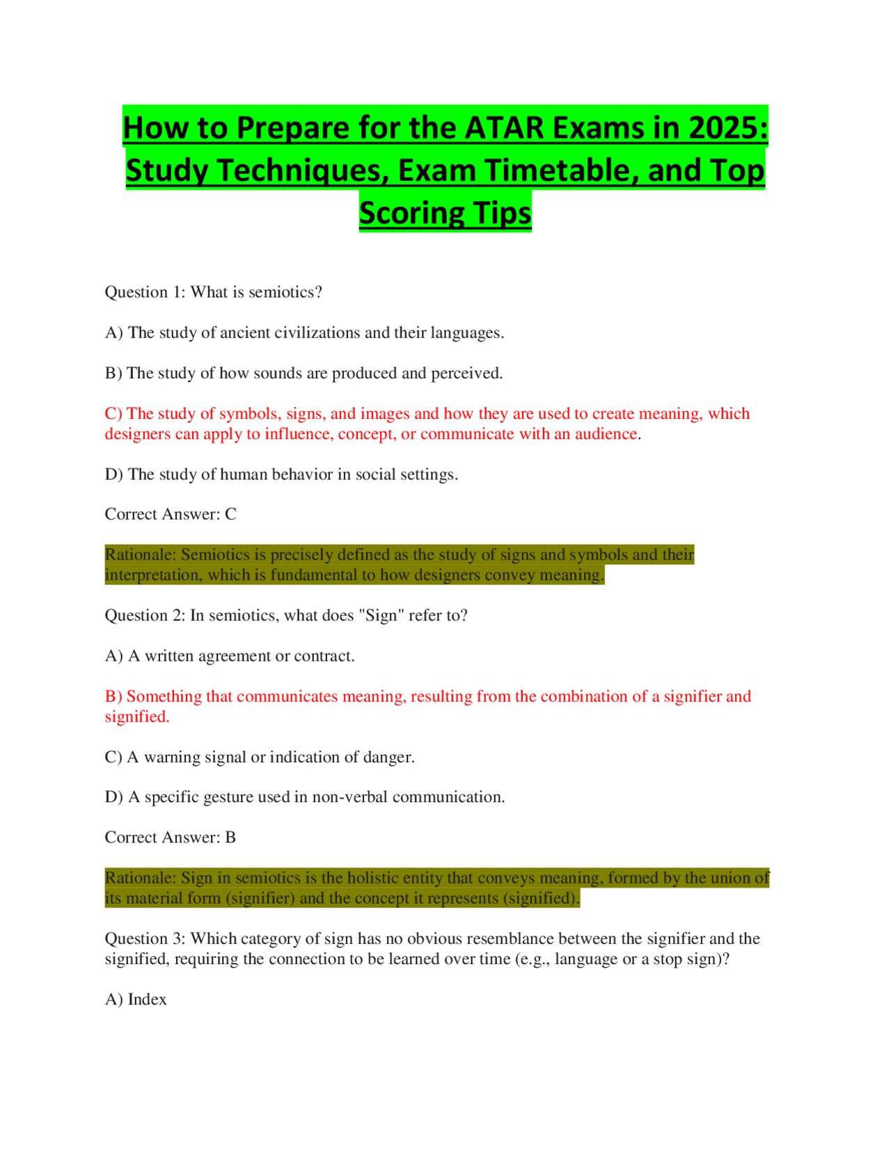 ATAR Exams in 2025: Study Techniques, Exam Timetable, and Top Scoring ...