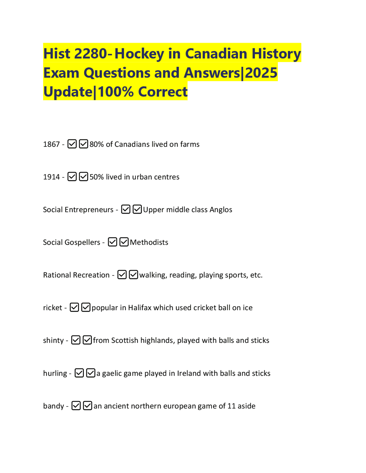 Hockey in Canadian History: Exam Questions and Key Historical Events ...