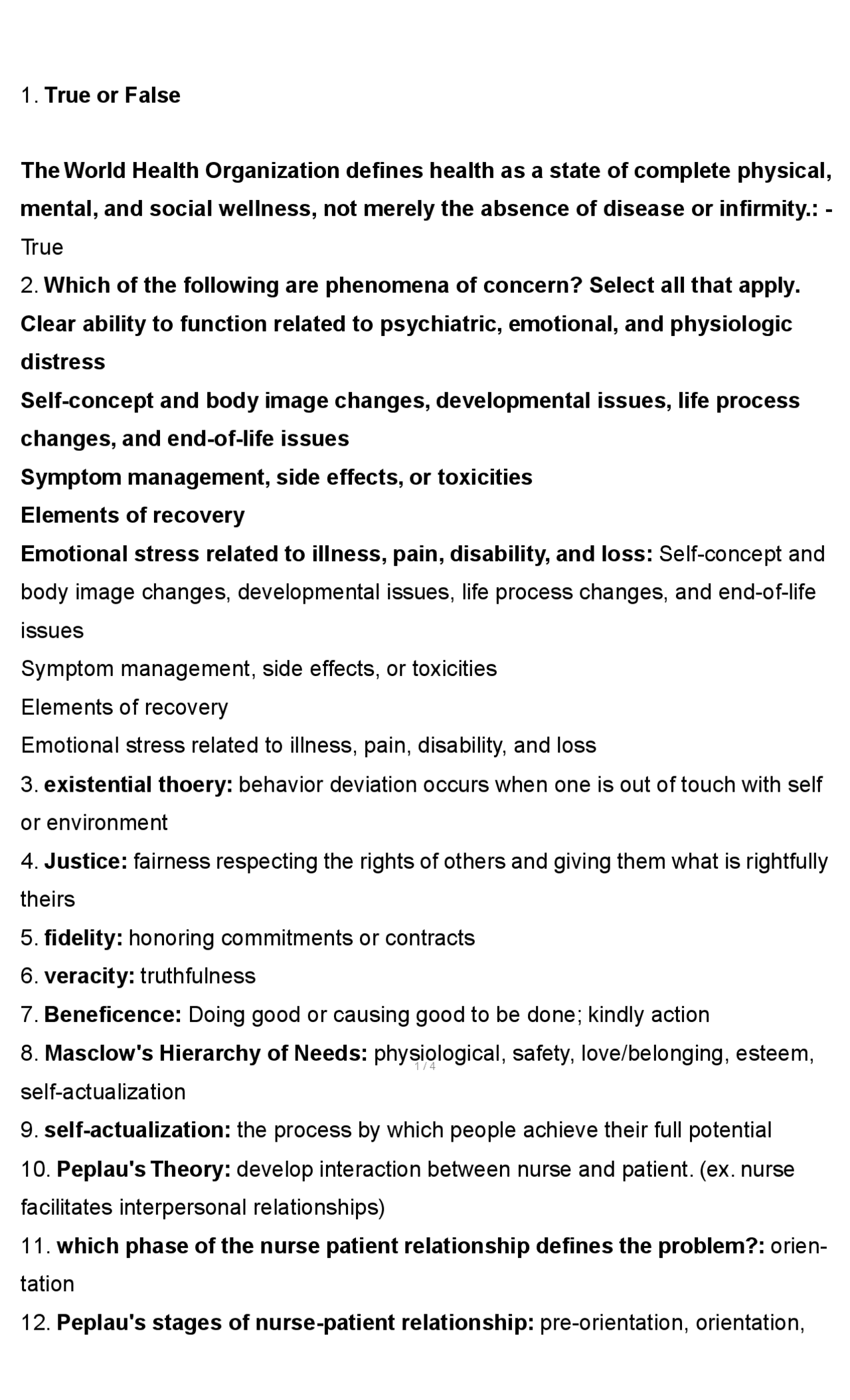 NSG 221 Mental Health Exam 1 Study Guide 2025 PDF – Nursing Theories ...