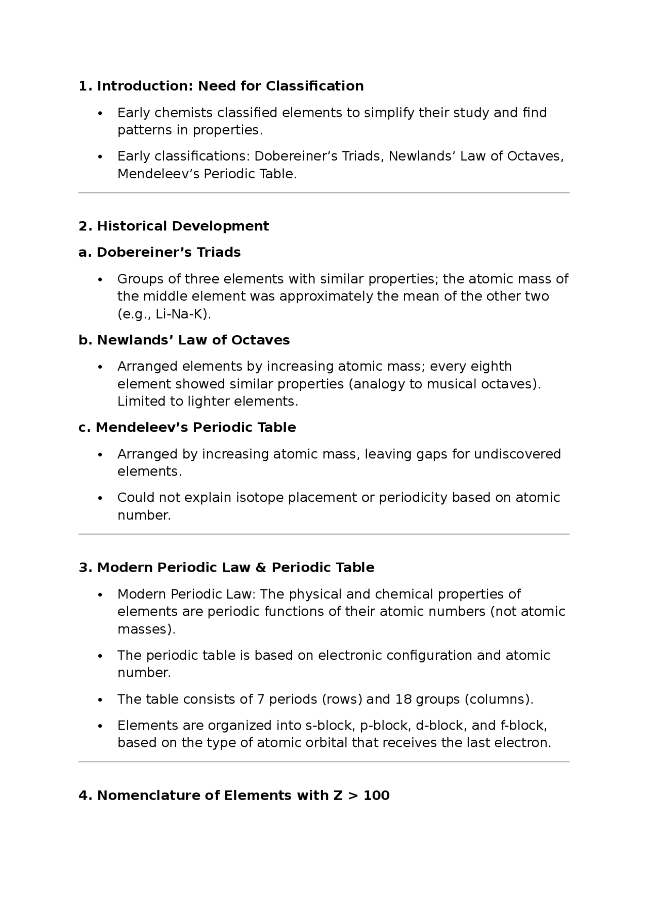 Periodic Table and Periodicity: A Comprehensive Overview | Cheat Sheet ...