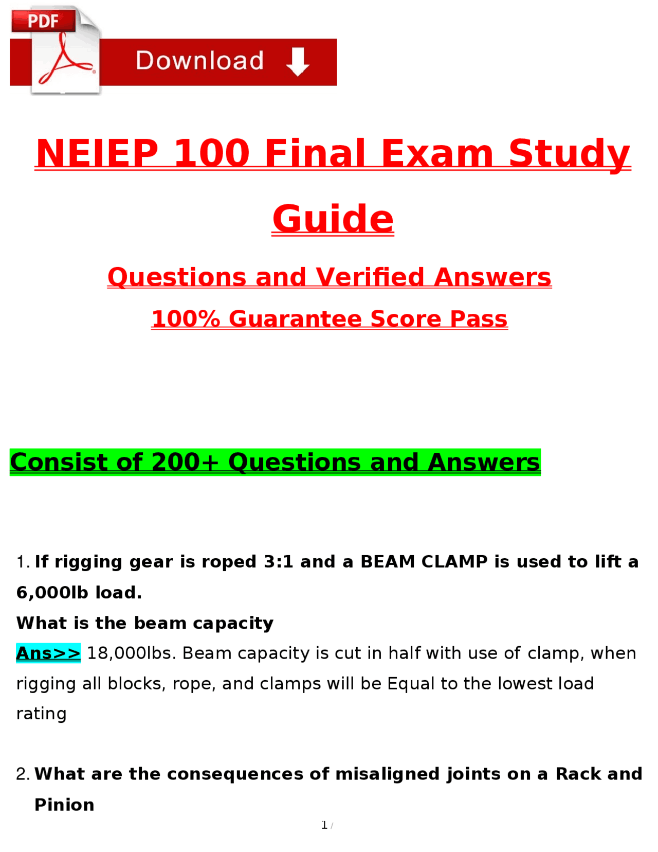 NEIEP 100 Study Guide (2025) – Comprehensive Review with 400+ Practice ...