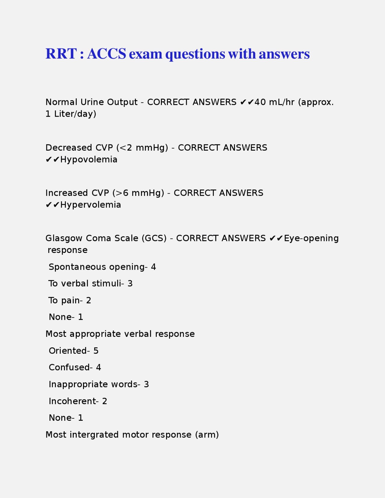 Medical Exam Questions and Answers: A Comprehensive Review | Exams ...