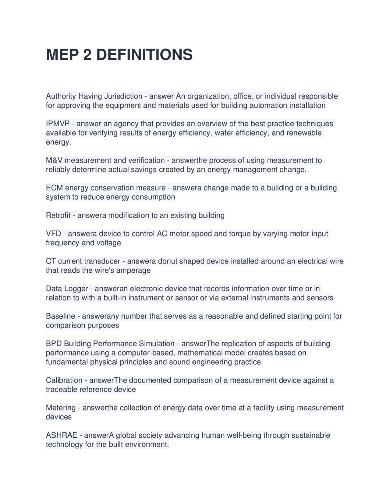 MEP 2 Definitions: Key Terms in Mechanical, Electrical, and Plumbing ...