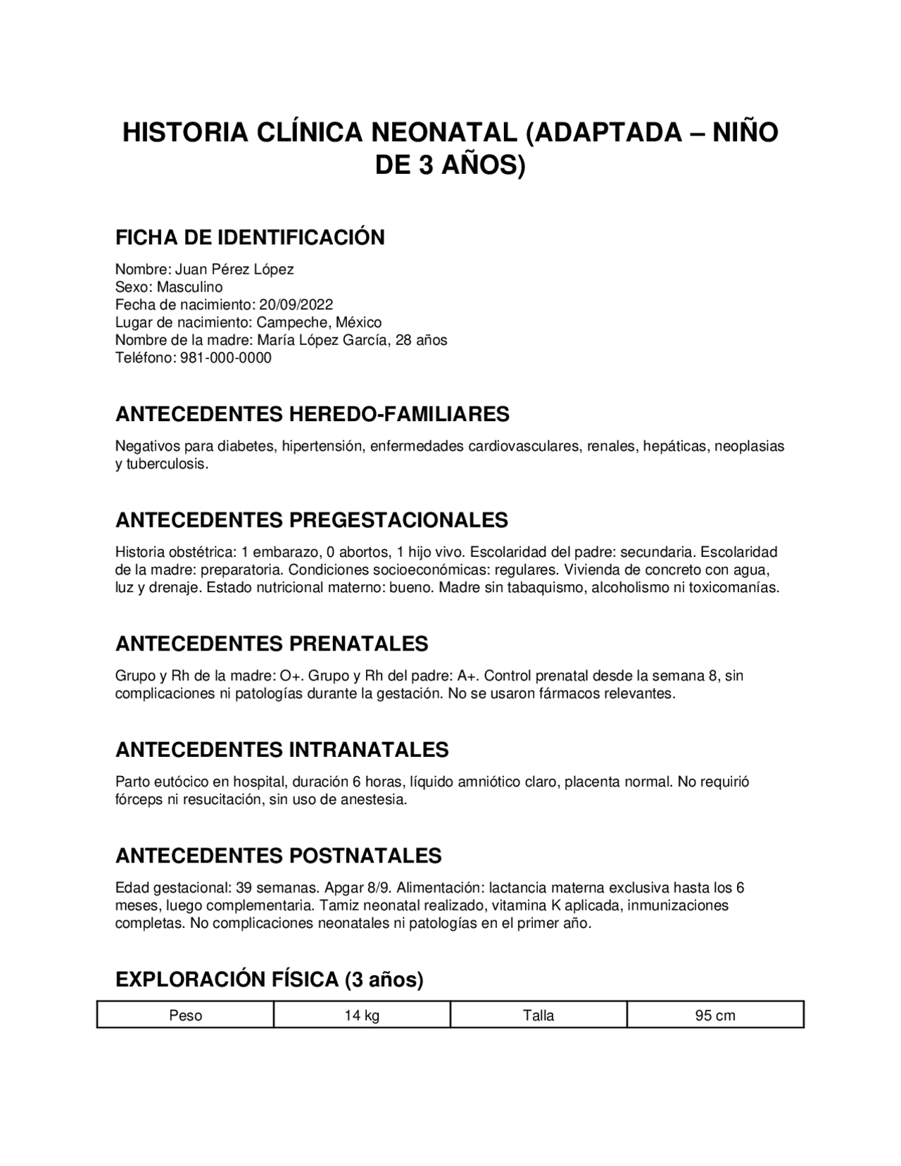 Historia clínica pasos | Lecture notes Music | Docsity
