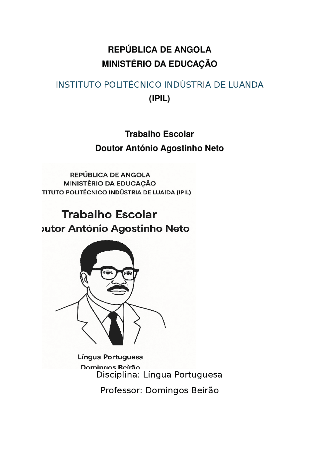 A importância da cultura das famílias angolanas para a hi | Study notes ...