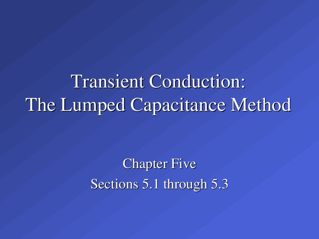The Lumped Capacitance Method | Cheat Sheet Heat and Mass Transfer ...