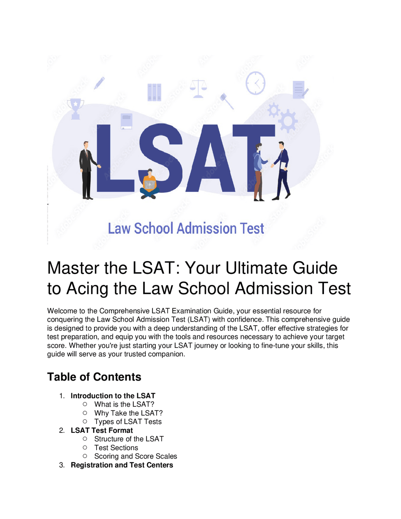 LSAT Exam Guide: Strategies and Resources for Law School Admission ...