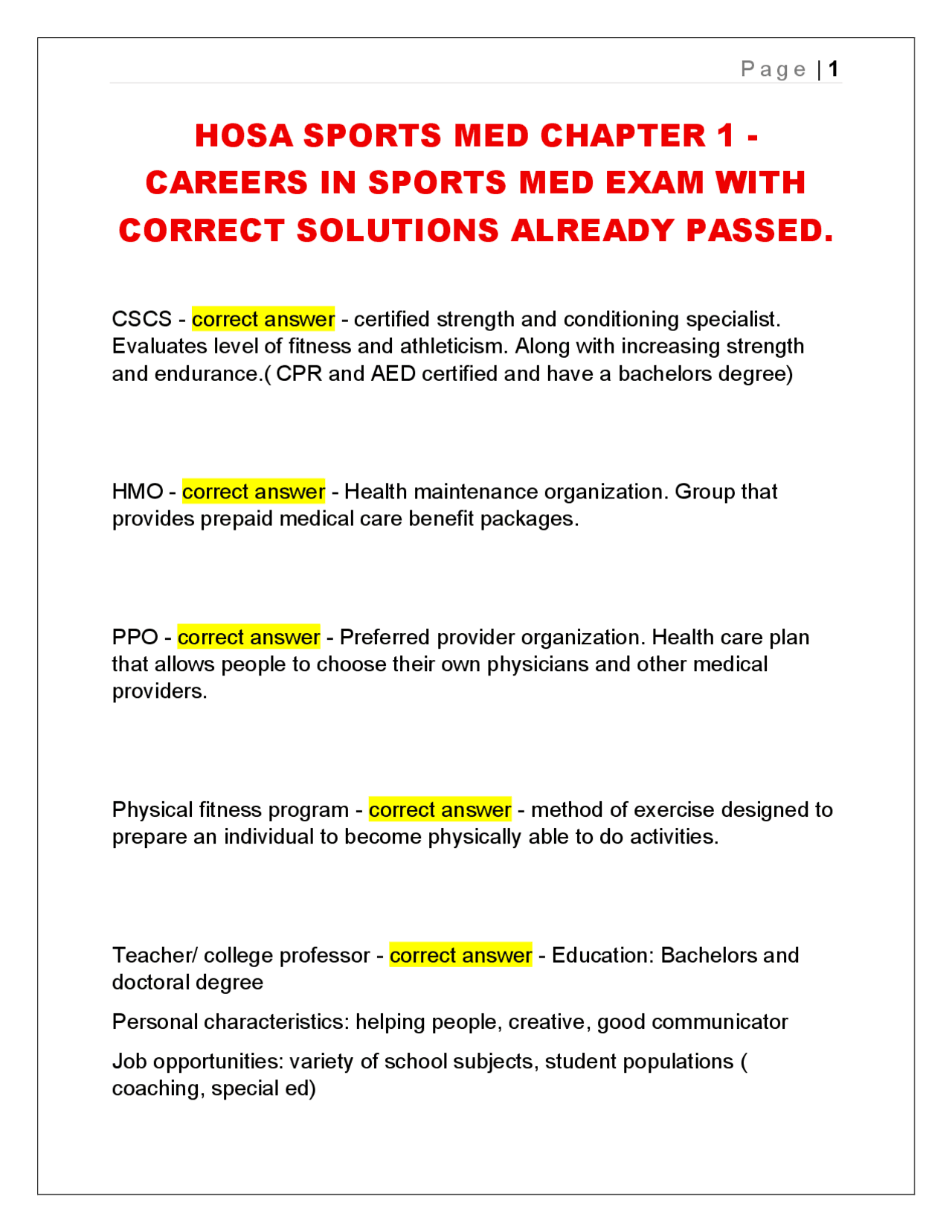 Careers in Sports Medicine: Exam Prep and Solutions | Exams Medicine ...