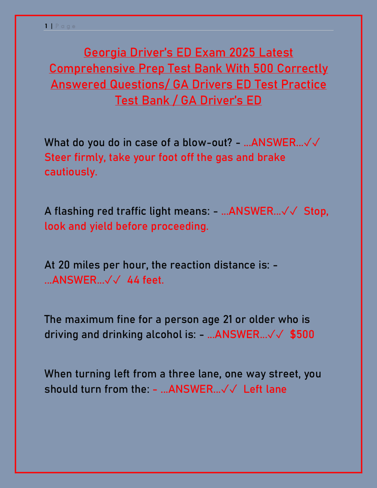 Georgia Driver's License: A Complete Guide for New Drivers | Exams ...