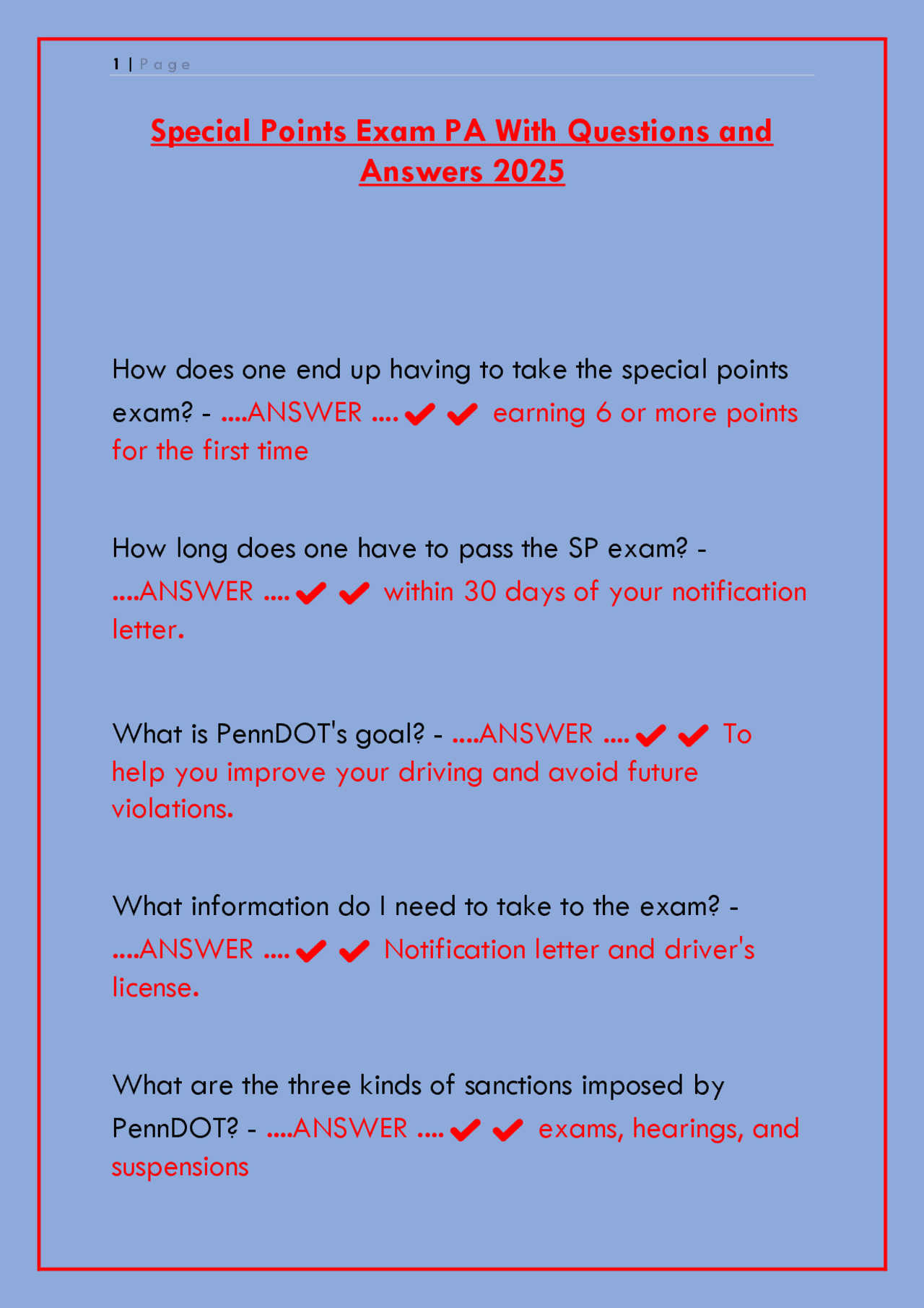 Special Points Exam PA 2025: Practice Questions & Answers for Physician ...