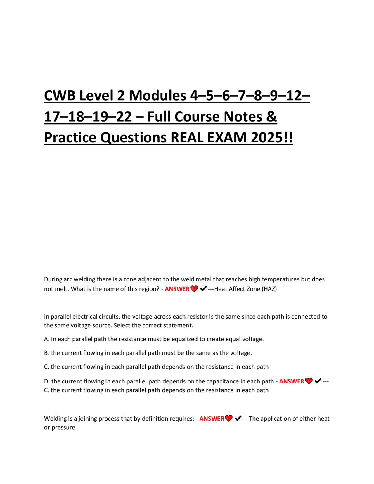 CWB Level 2 Modules 4–5–6–7–8–9–12–17–18–19–22 – Full Course Notes ...