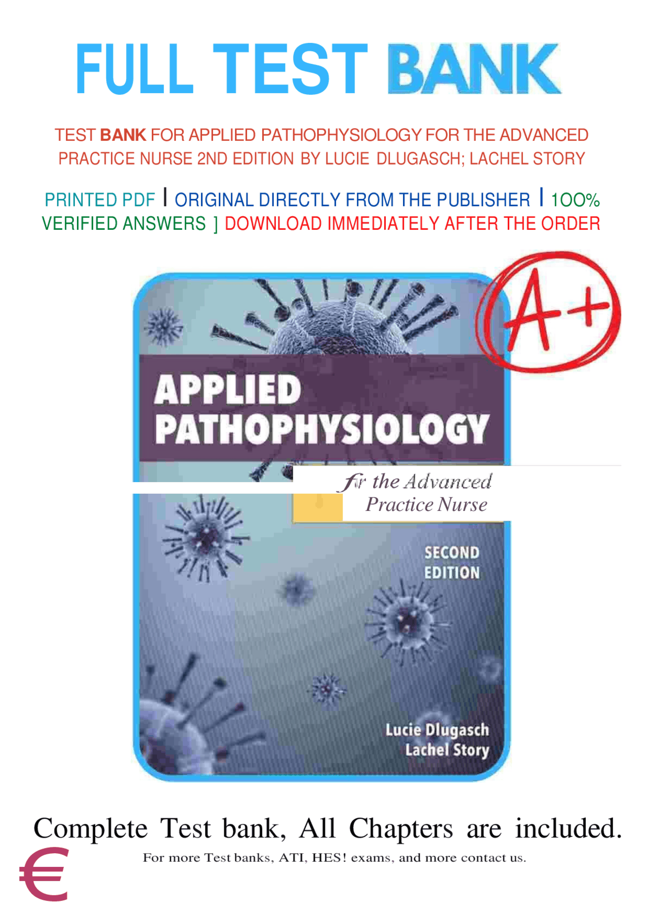 Test Bank: Applied Pathophysiology for the Advanced Practice Nurse 2nd ...