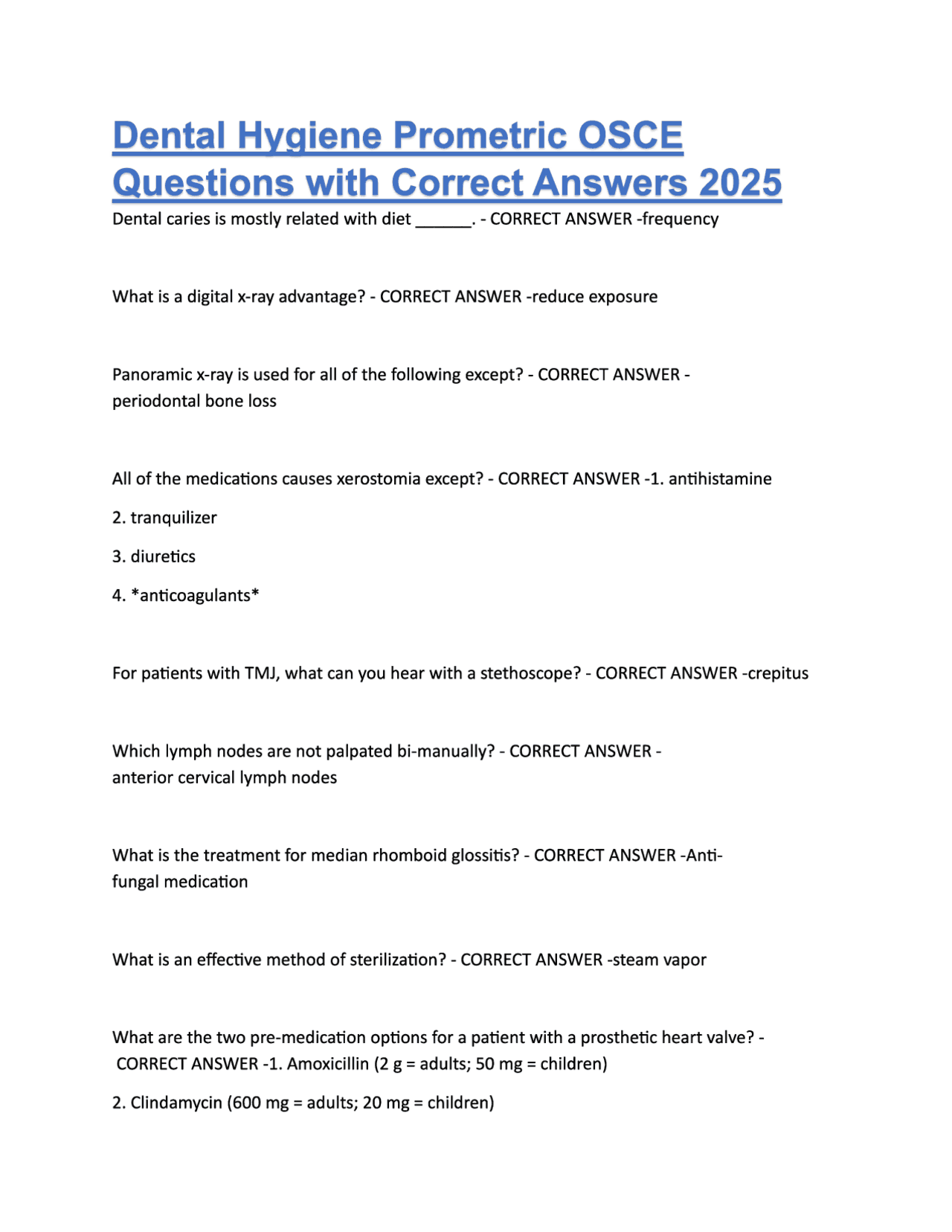 Dental Hygiene Prometric OSCE: Clinical Skills & Exam Practice Guide ...