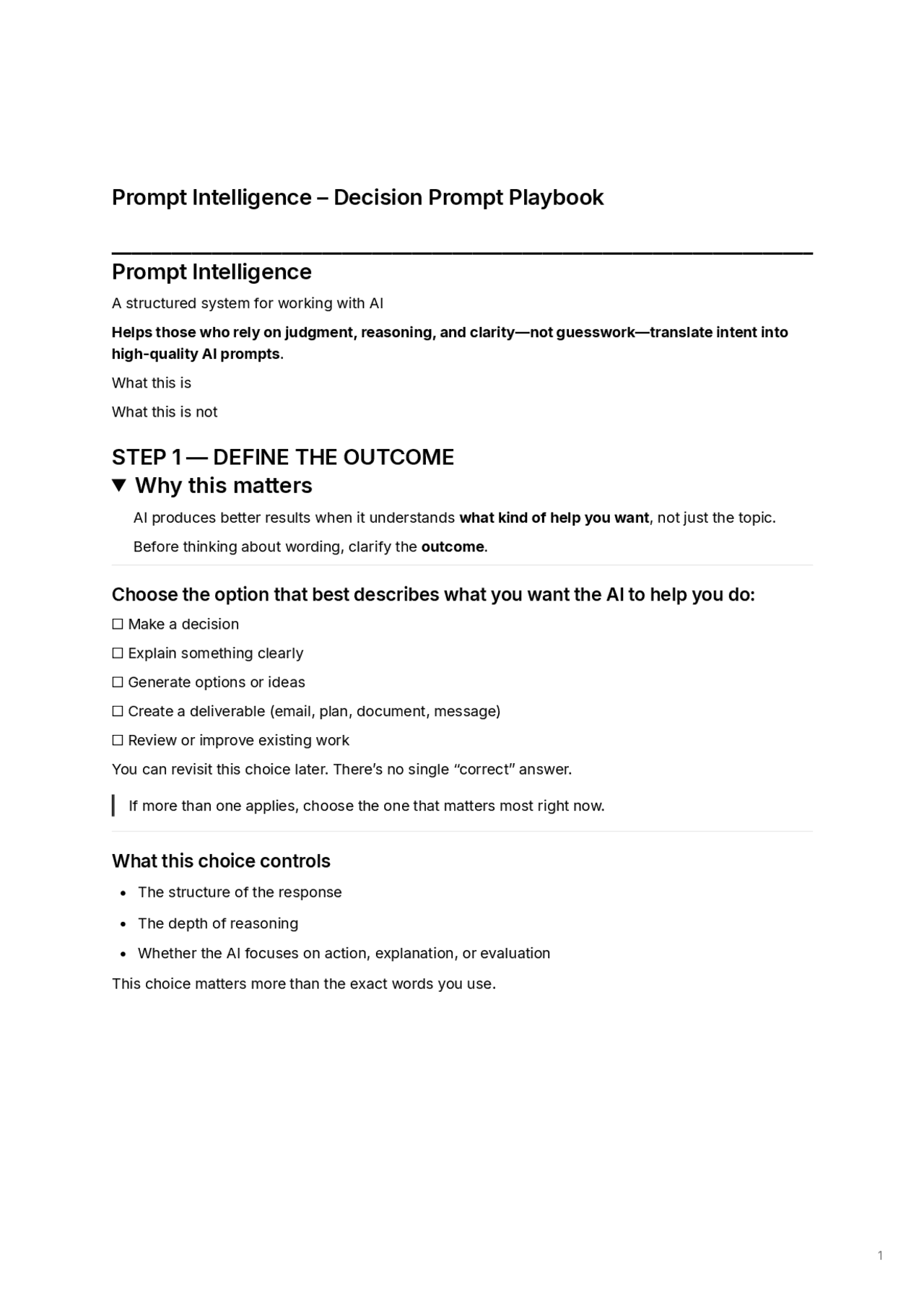 Prompt Intelligence: Practical AI Prompt Engineering Framework (Google ...