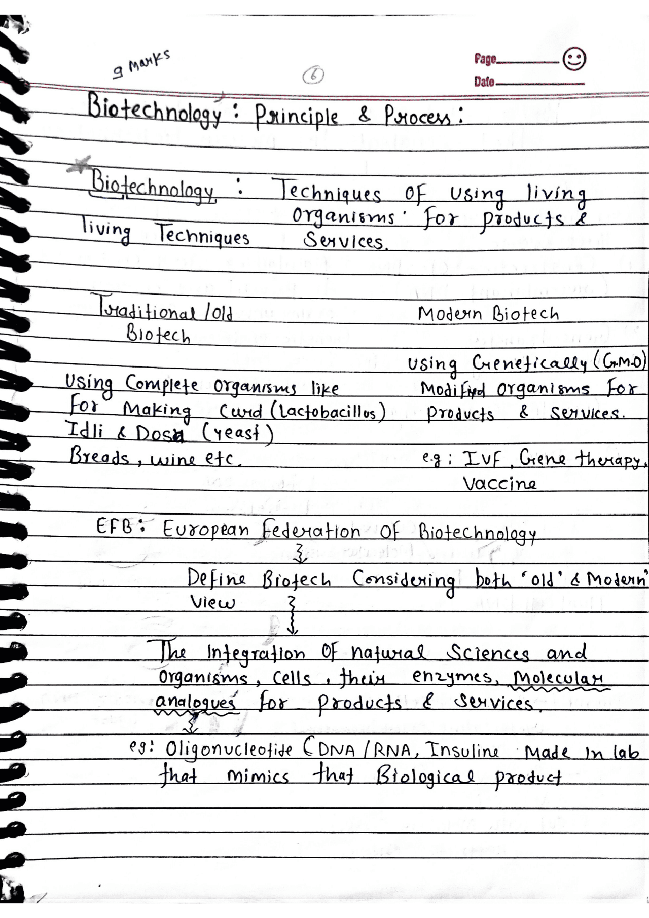 Biotechnology: principle and process detailed notes for class 12th in ...