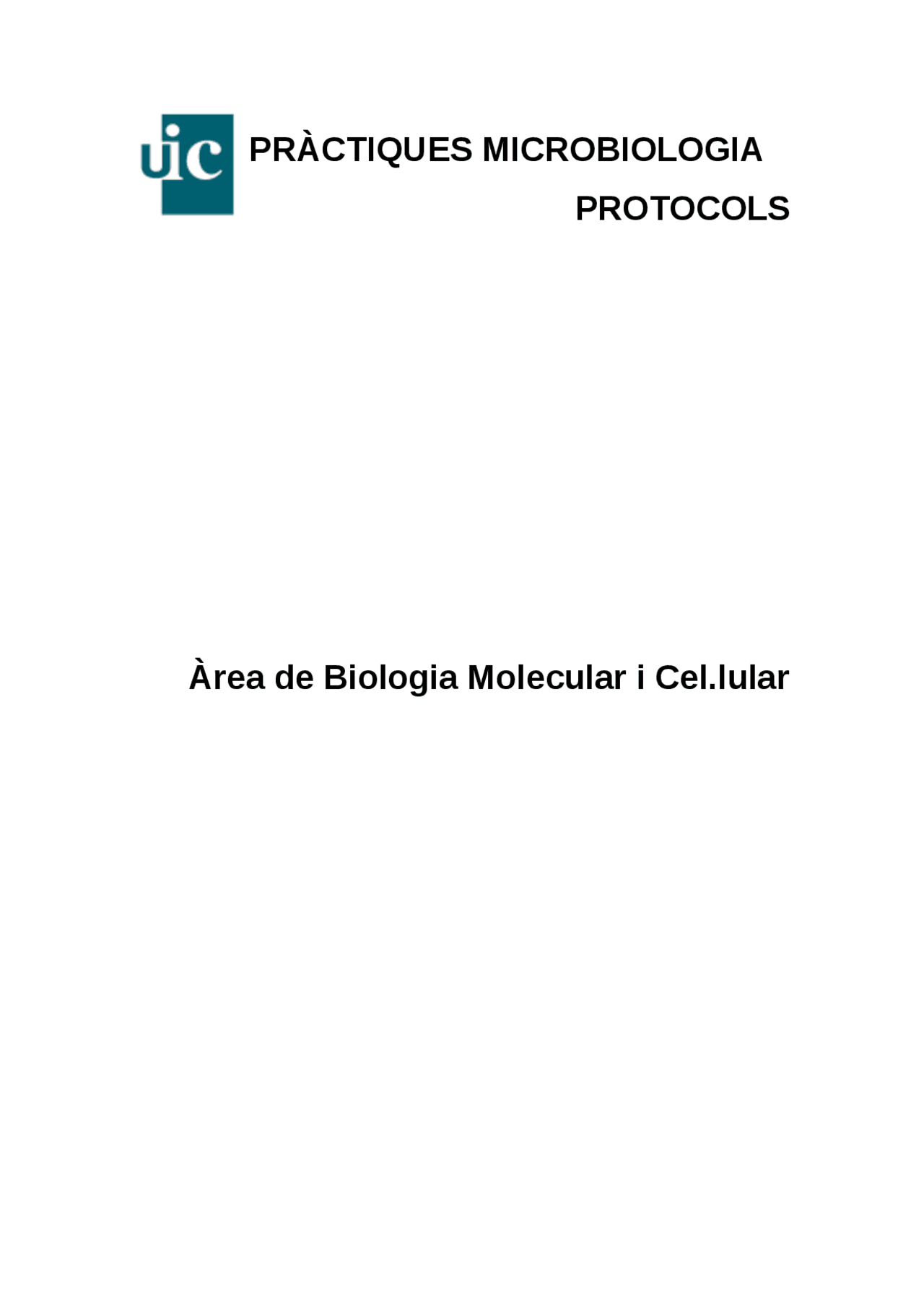 Guio de practicas microbiologia - Ejercicios de Microbiología - Docsity